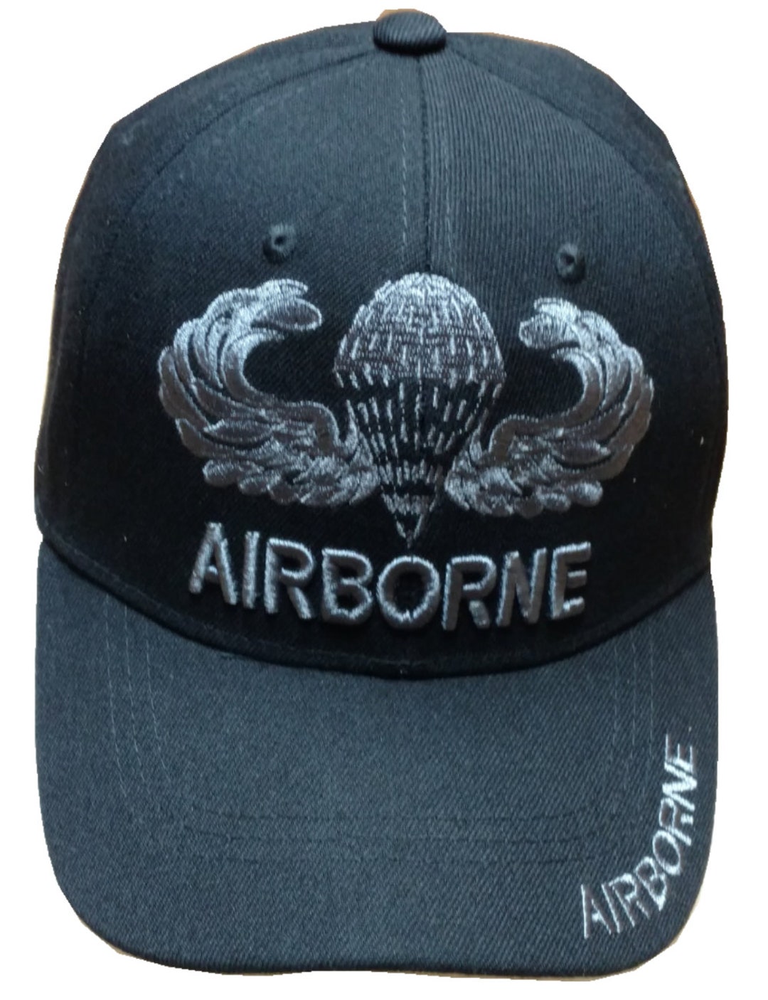 U.S. Army, Airborne Silver Wings, Airborne on Bill, Black Hat - Etsy