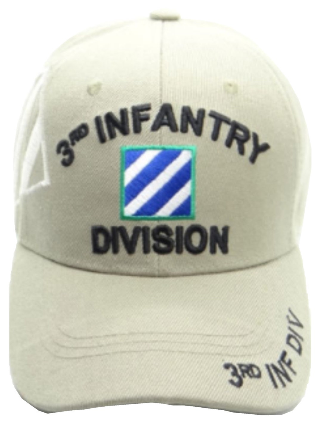 U.S. Army, 3rd ID, 3rd Infantry Division, Beige Hat, With Black ...