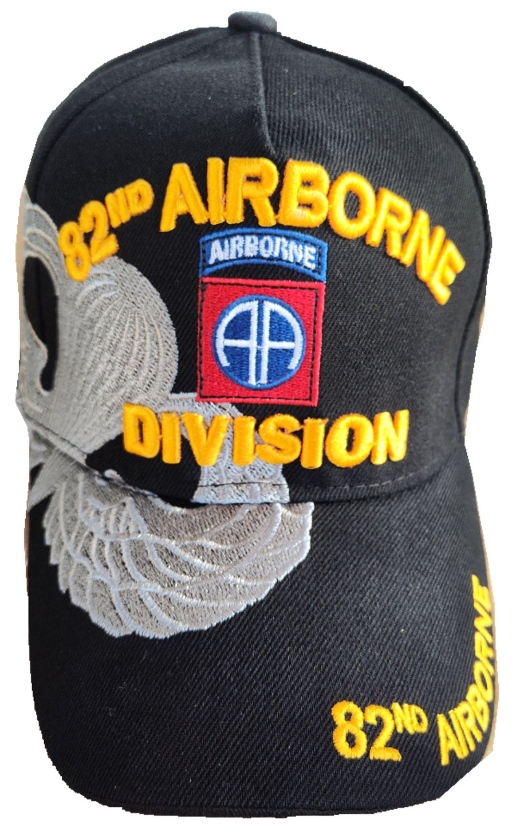 U.S. Army 82nd Airborne Division, AA Emblem, Wing Shadow, Black Hat ...
