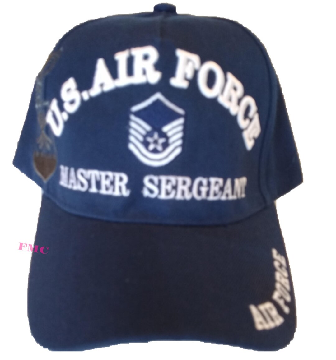 U.S. Air Force Master Sergeant, Navy Blue Hat - Etsy