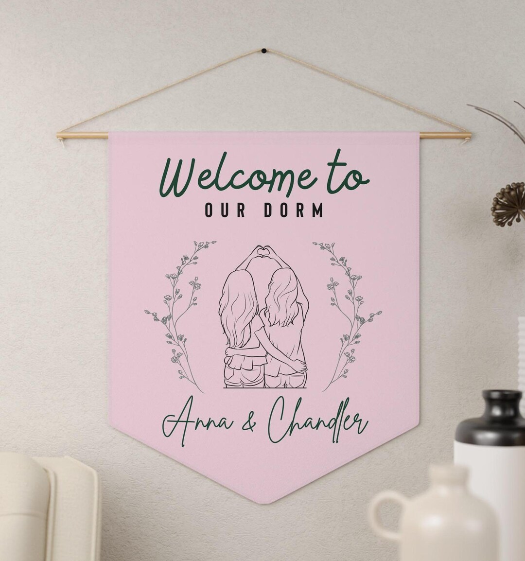 Personalized "welcome to Our Dorm" Door Sign, College Dorm Decor ...