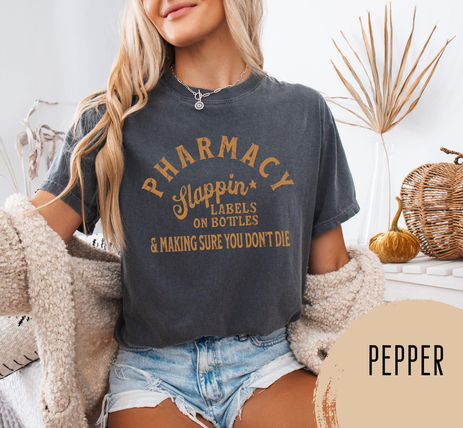 Unisex Funny Pharmacy Shirt, Slappin Labels Tshirt, Funny Gift for ...