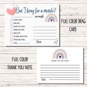 Digital Download, Teacher Mail, Teacher Brag Card, Teacher Good News ...