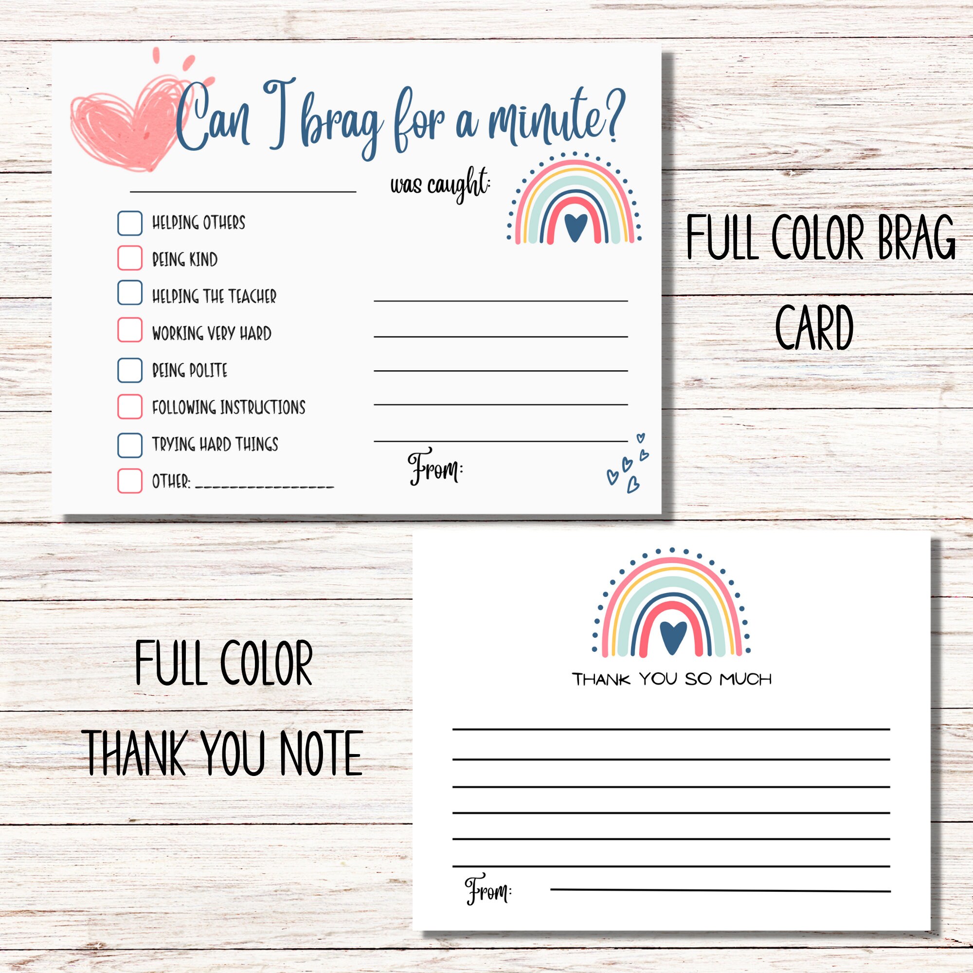 Digital Download, Teacher Mail, Teacher Brag Card, Teacher Good News ...