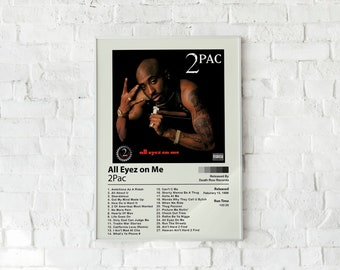 Tupac All Eyez on Me Posters - Etsy