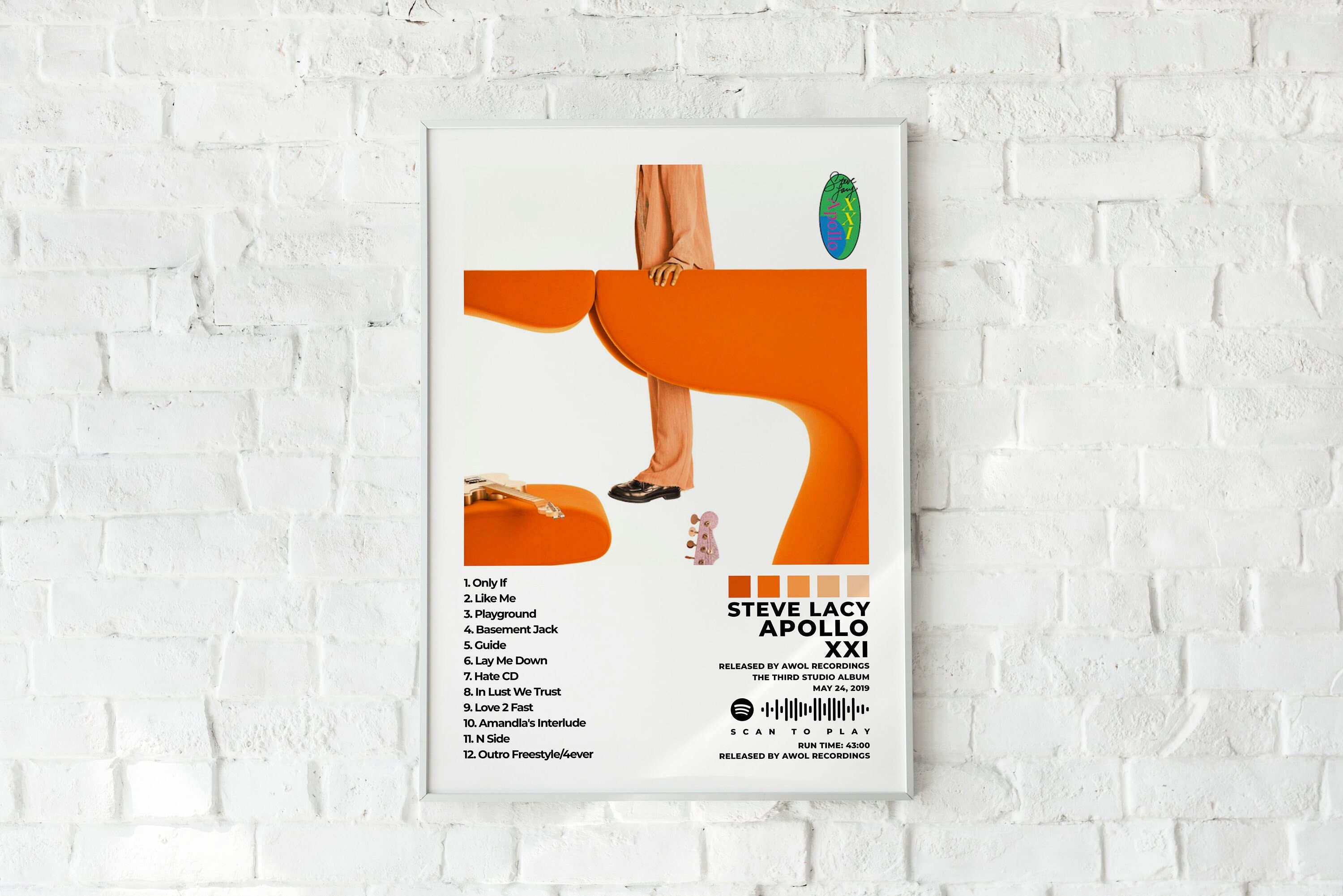 Steve Lacy - Apollo XXI - Album Cover Posters - Album Cover Print ...