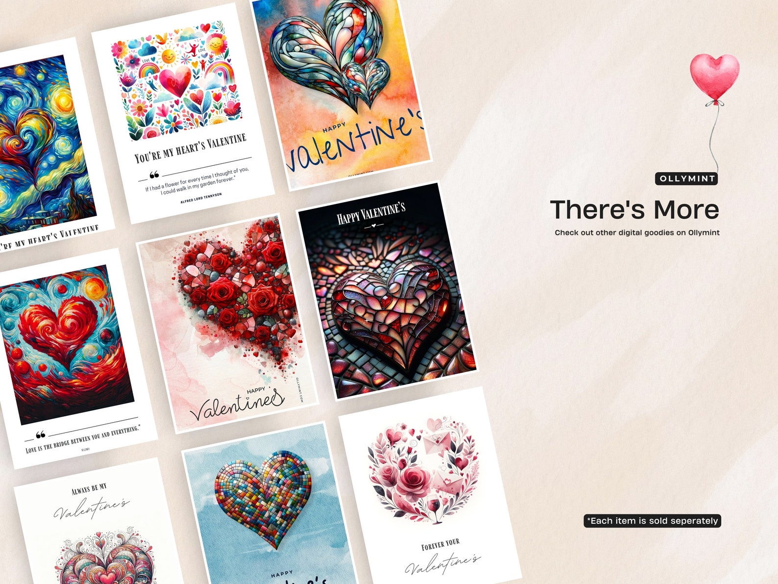 Digital Printable Animated Valentine's Card Romantic Card Unique Ecard ...