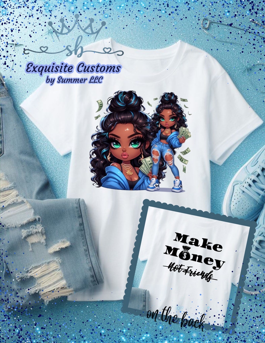 Make Money Not Friends Grahic Tshirt - Etsy