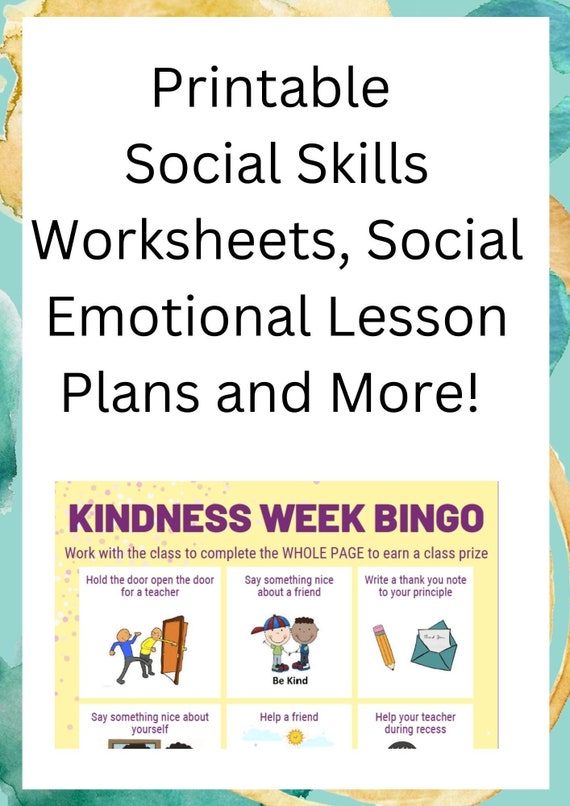 Kindness Bingo elementary - Etsy