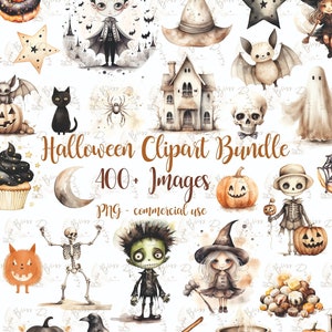 Halloween Mega Bundle, Halloween Clipart, Cute Halloween Clip Art ...