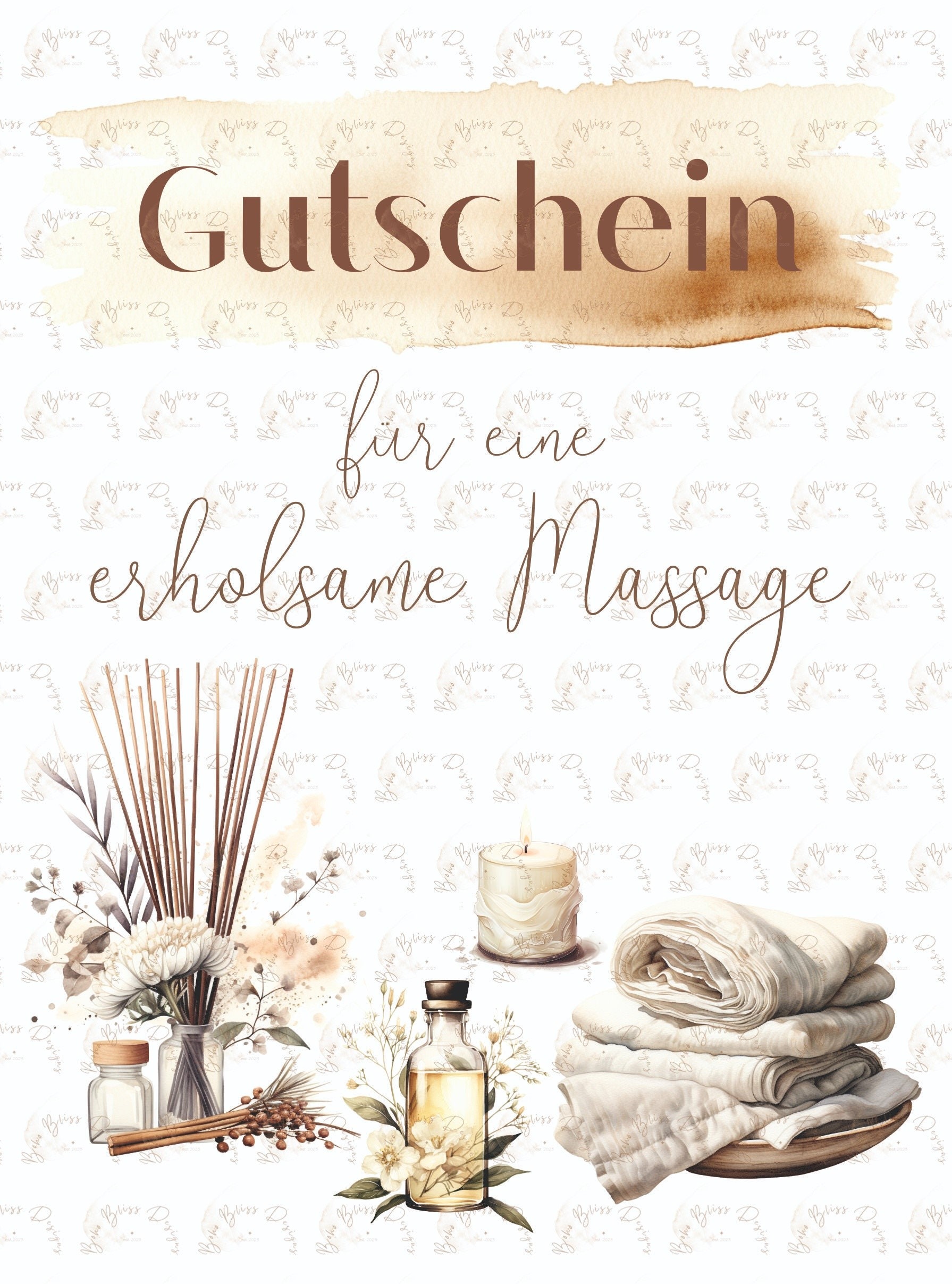 Gutschein Massage, Massage Gutschein, Karte Wellness, Massagegutschein, Gutscheinkarte Massage ...