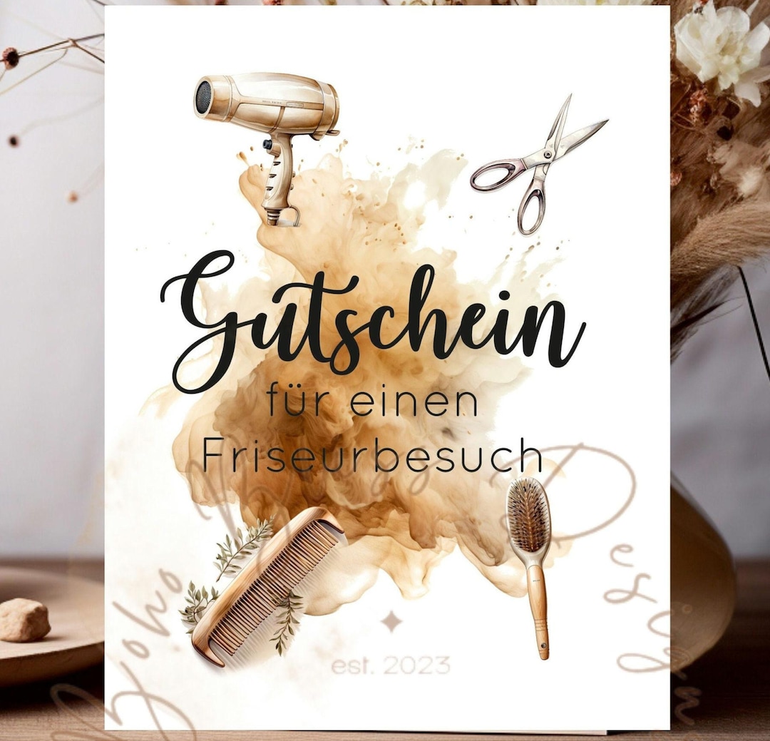 Stilvolle Friseur Gutschein Text Lustig Bilder