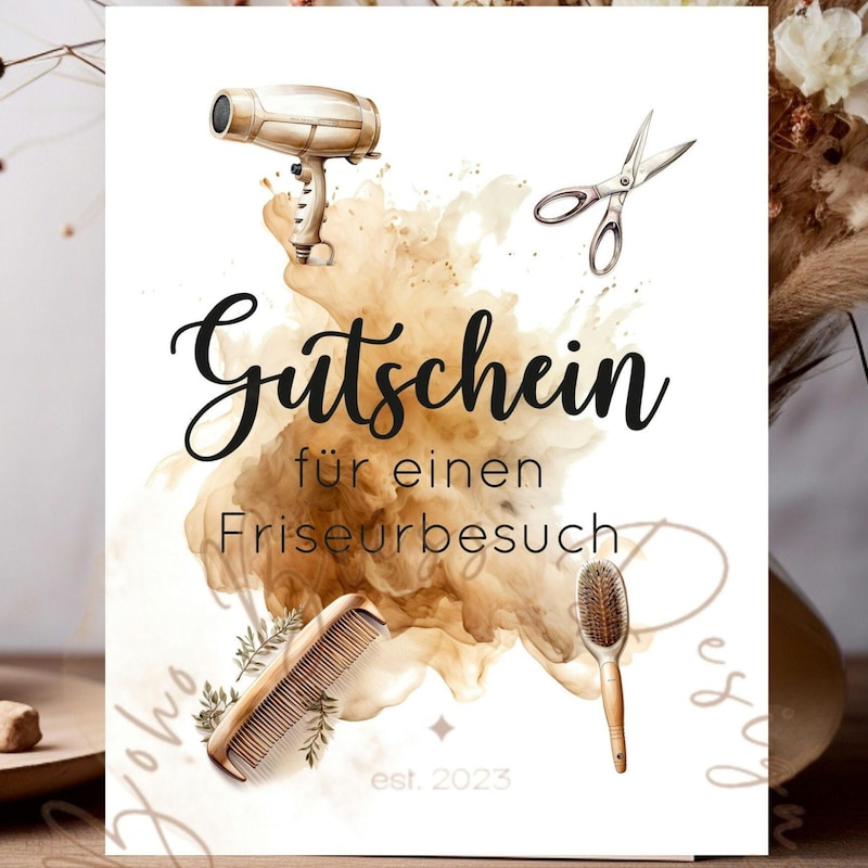 Gutschein friseur kostenlos - Etsy.de