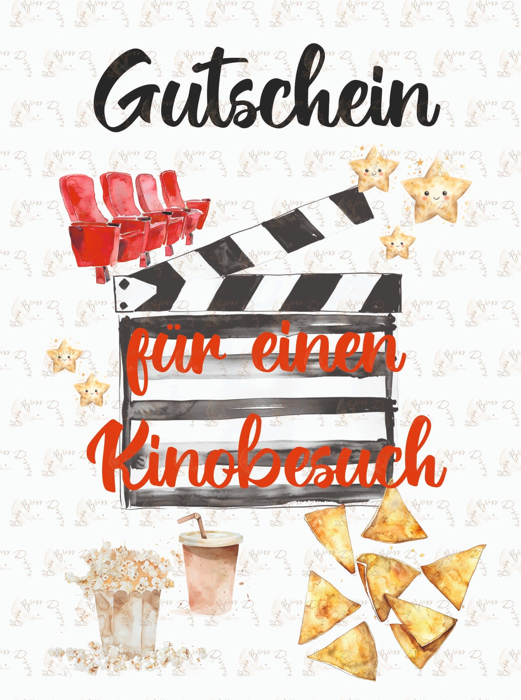 Cinema Voucher, Cinema Card, Cinema Visit, Cinema Visit Voucher, Cinema ...