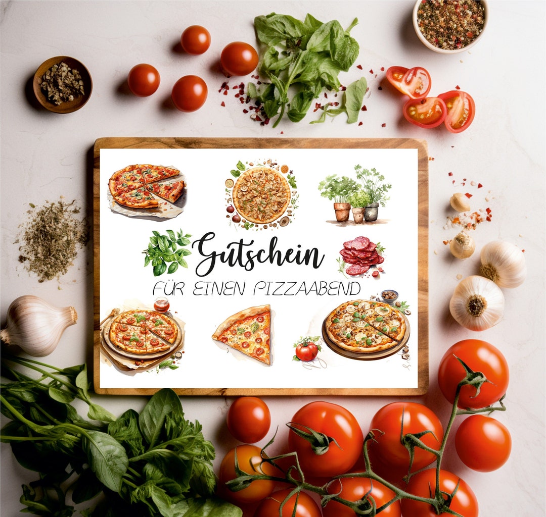 Pizza Voucher Pizza Ticket Pizza Voucher Template Food - Etsy