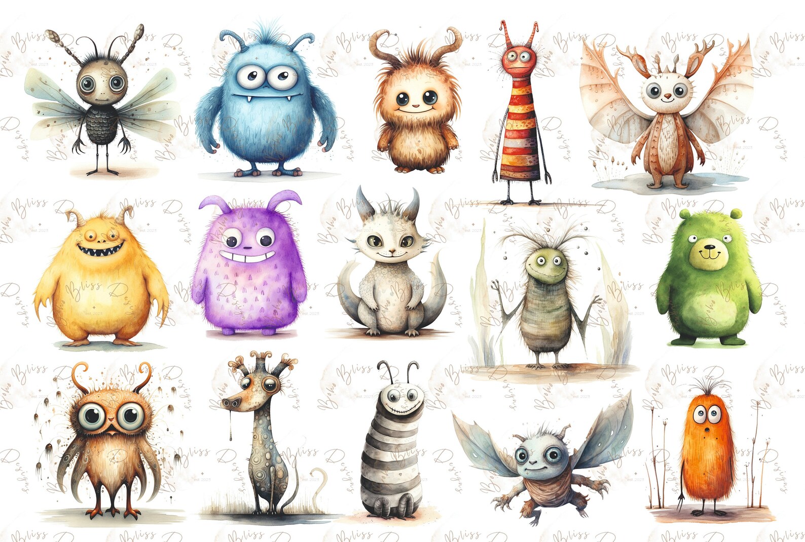 Cute Monster Clipart, Monster Clipart, Monster Clip Art, Monster Svg ...