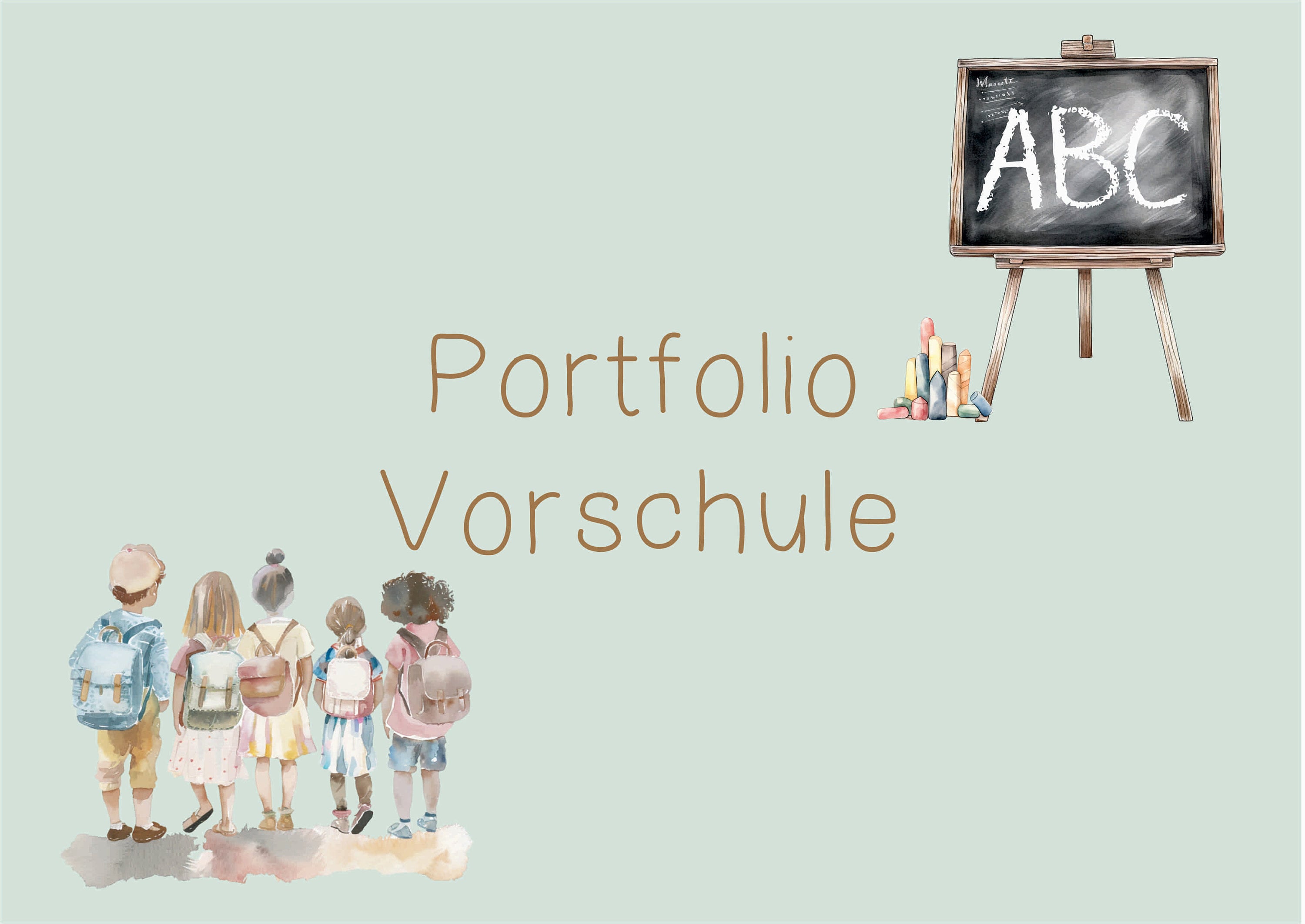 Portfolio Preschool, Portfolio Templates Kindergarten, Preschool ...