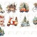 Christmas Truck PNG, Clipart Winter Cars, Christmas Clipart, Winter ...
