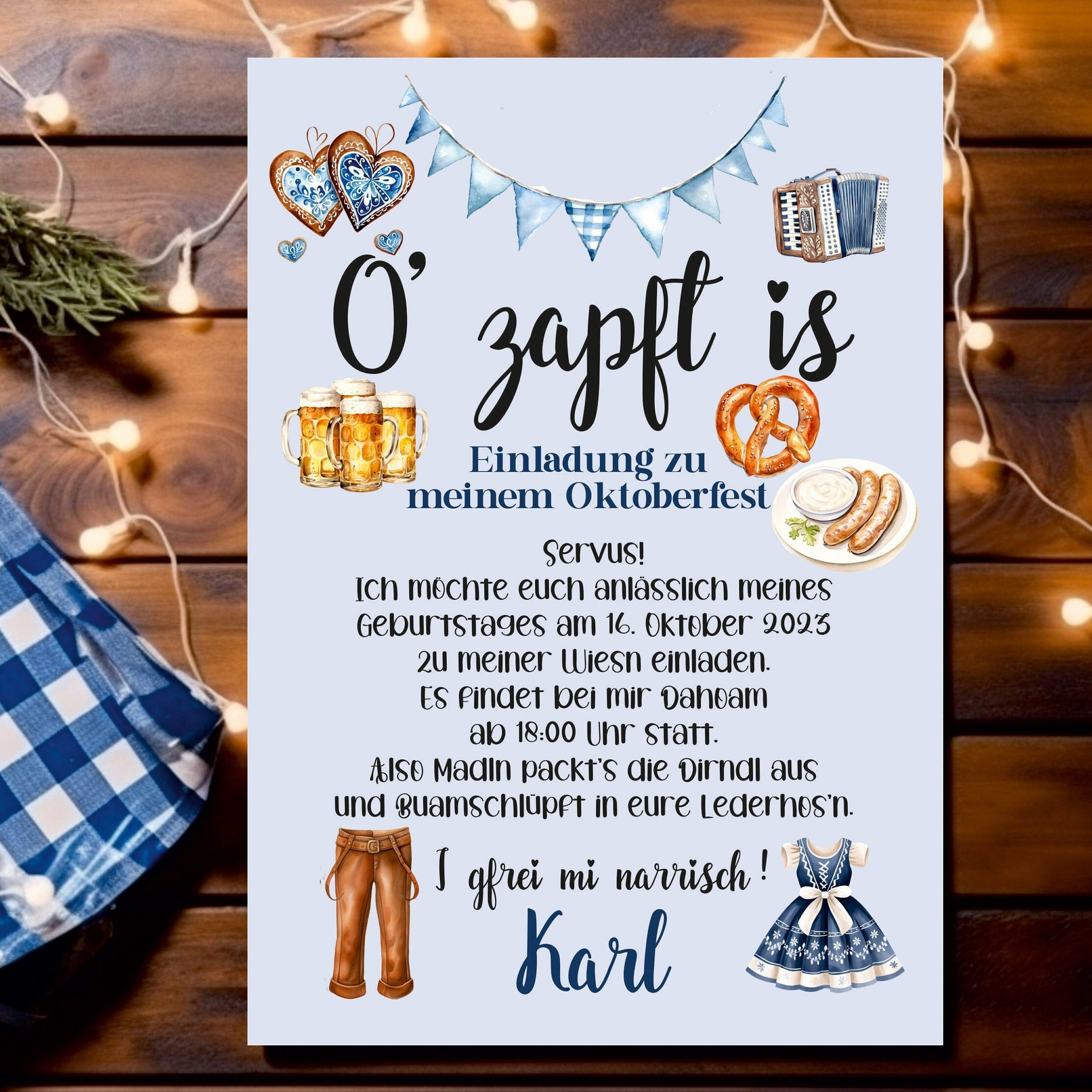 Einladung Zum Oktoberfest Text