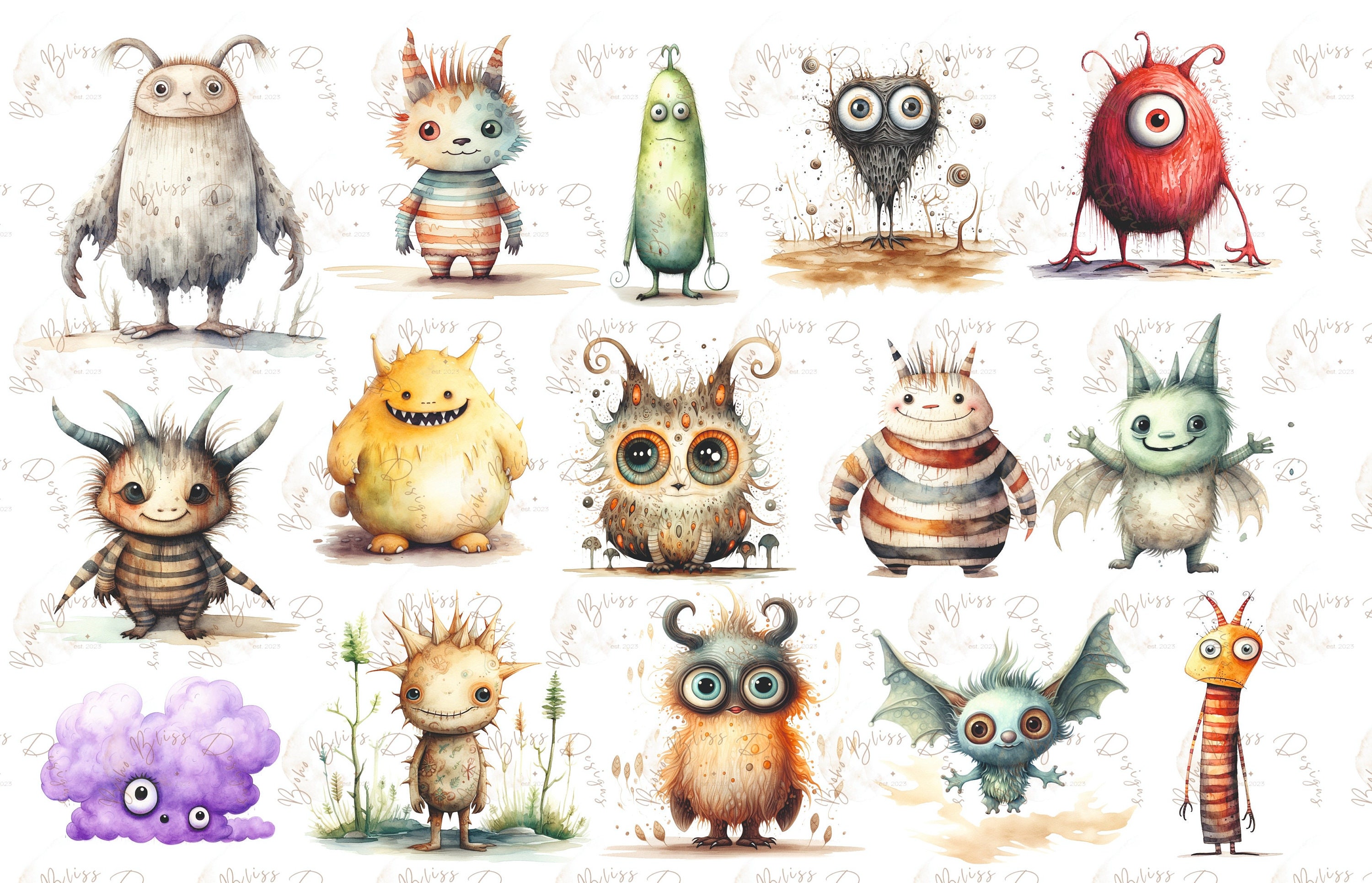 Cute Monster Clipart, Monster Clipart, Monster Clip Art, Monster Svg ...