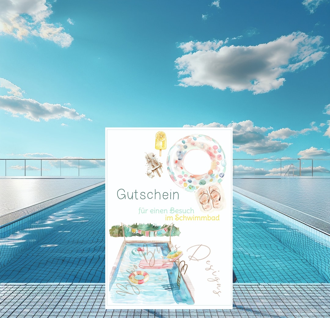 Voucher Swimming Pool, Voucher Card Swimming Pool, Card Swimming Pool ...