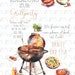 Einladung Grillen Grillparty Grillfest Barbecue BBQ Gartenparty Chill ...