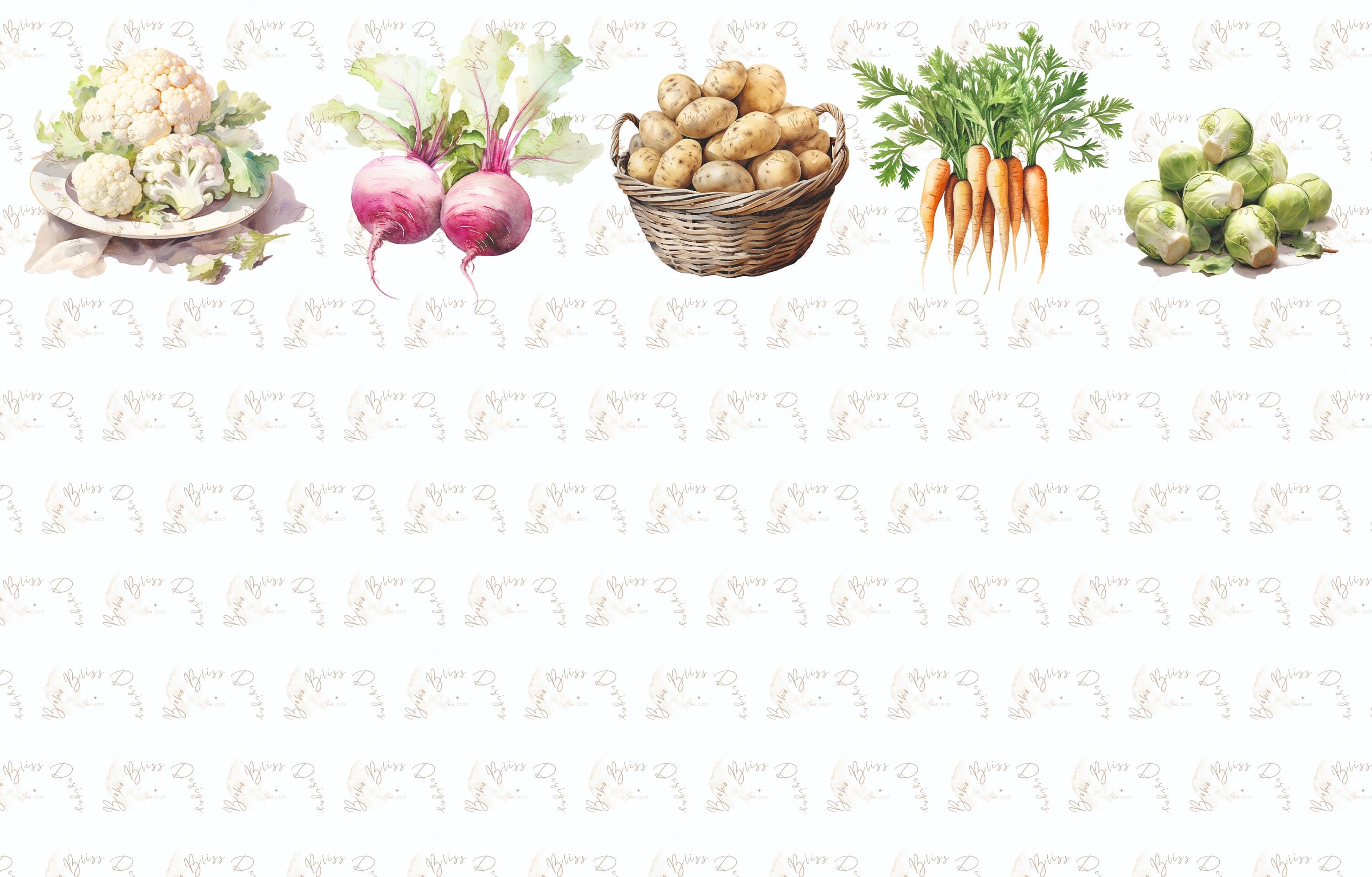 Watercolor Vegetables Clipart, Healthy Food Download, Food Clipart ...
