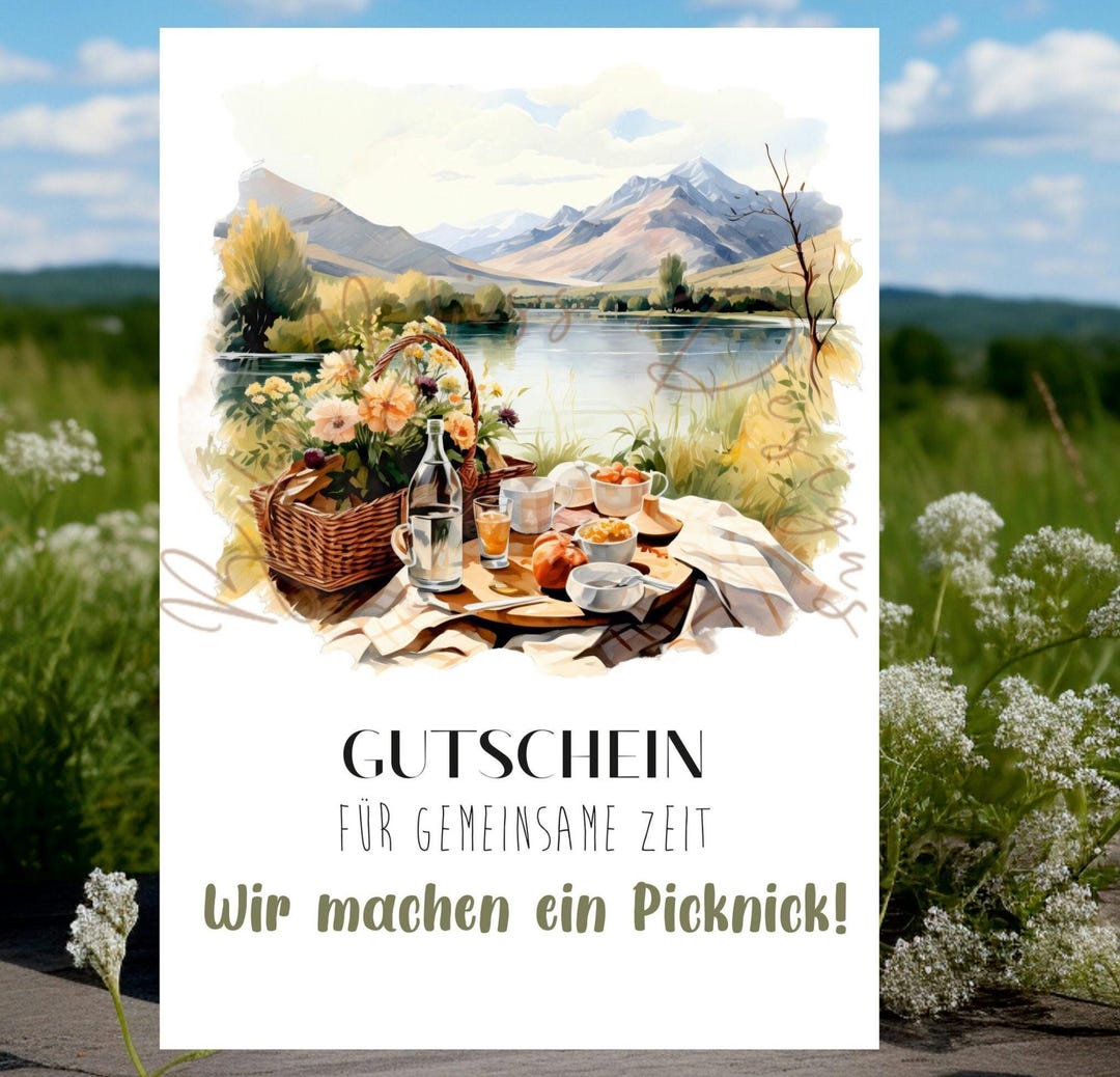 Gutschein Fur Ein Picknick