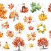 Watercolor Maple Clipart, Maple Leaves, Fall Png, Fall Graphics, Maple ...