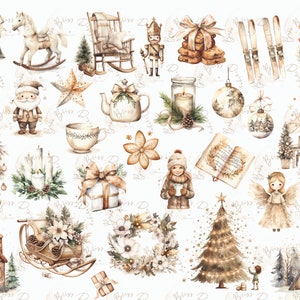 Winter Clipart, Christmas Clipart, Holiday Clipart, Cute Christmas Clip ...