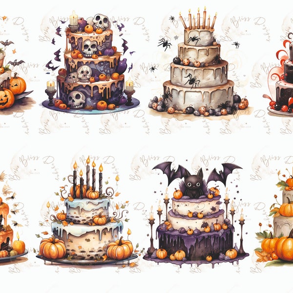 Halloween Cakes - Etsy