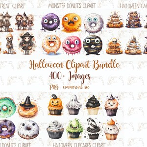 Halloween Mega Bundle, Halloween Clipart, Cute Halloween Clip Art ...