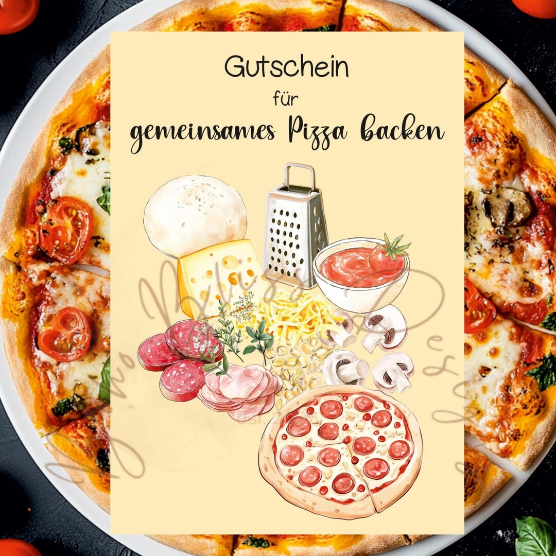 Pizza Voucher, Pizza Ticket, Pizza Voucher Template, Pizza Baking ...