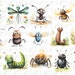 Bugs Clipart, Spring Clipart, Animal Clipart, Cute Bugs Clipart, Bugs ...
