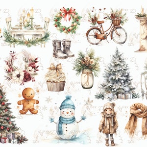 Winter Clipart, Christmas Clipart, Holiday Clipart, Cute Christmas Clip ...
