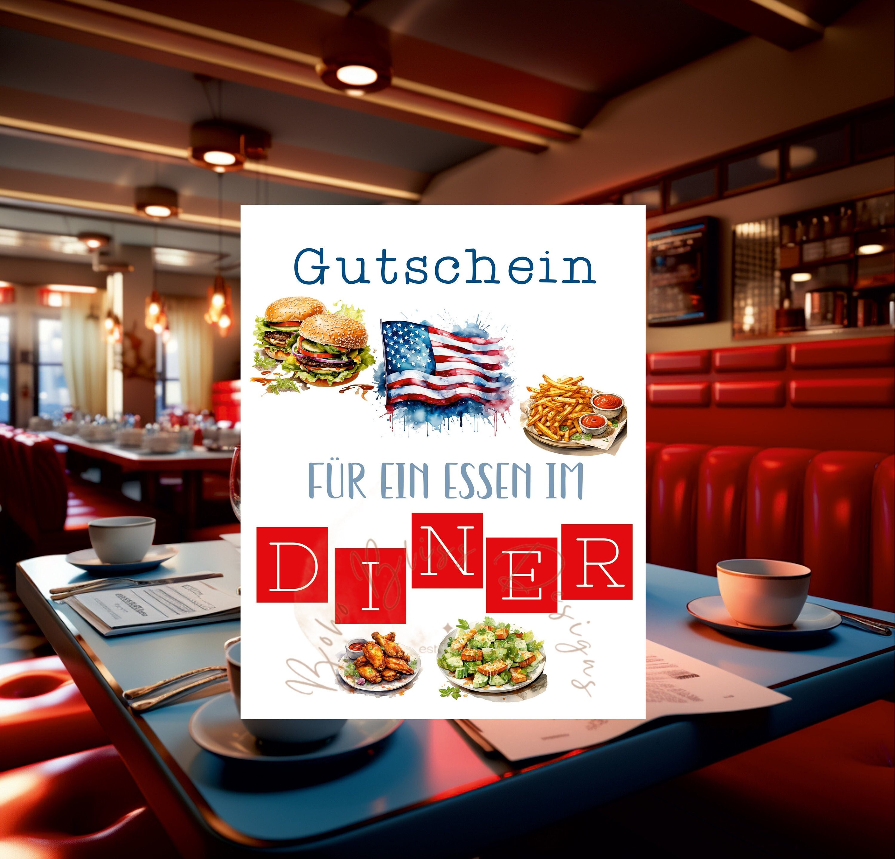 Eating Out Voucher, Restaurant Voucher, Restaurant Voucher, American ...