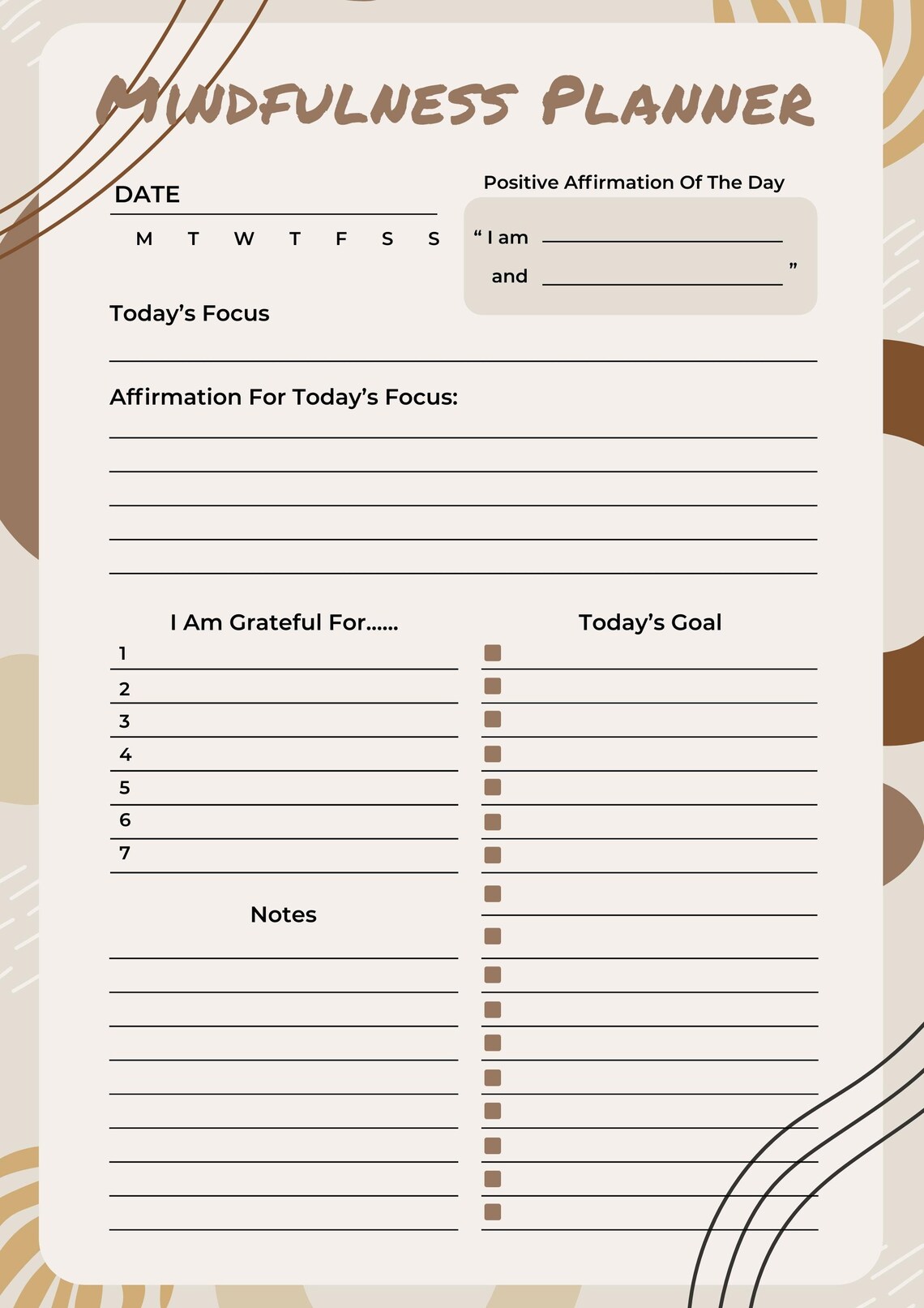 The Manifest Planner, Mindfulness Planner, Boho Planner, Manifestation ...