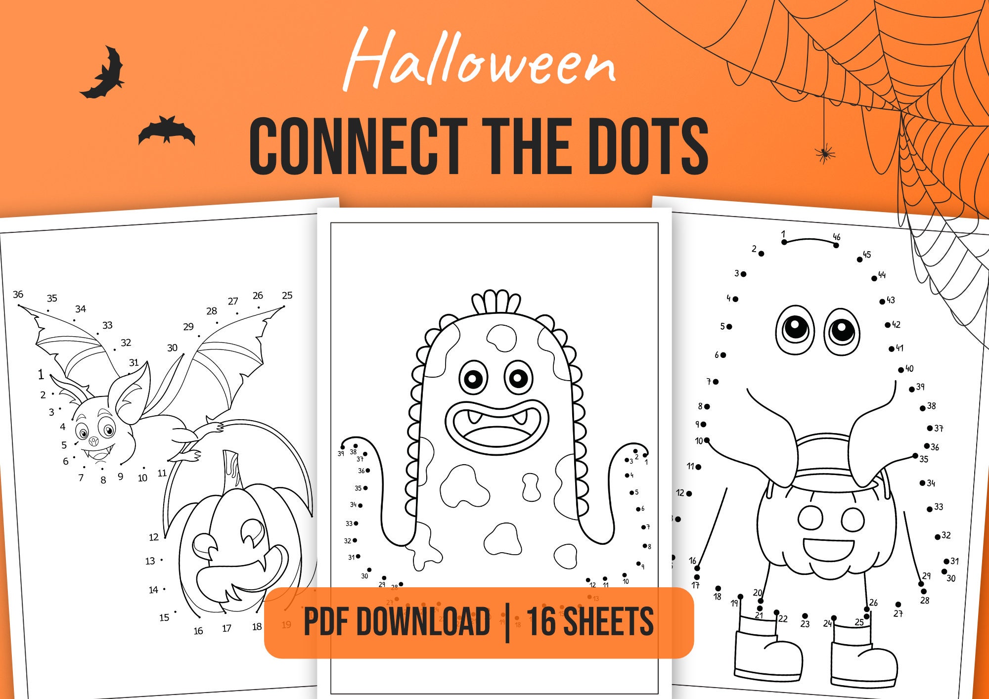 Halloween Connect The Dots