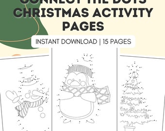 Animals CONNECT THE DOTS Worksheets for Kids Printable Classroom ...