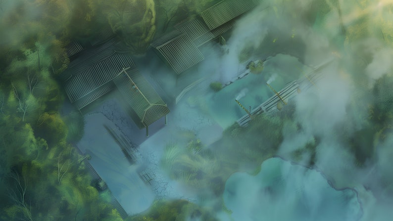 Japanese Themed RPG Battle Maps Bundle ,digital RPG Maps for Commercial ...