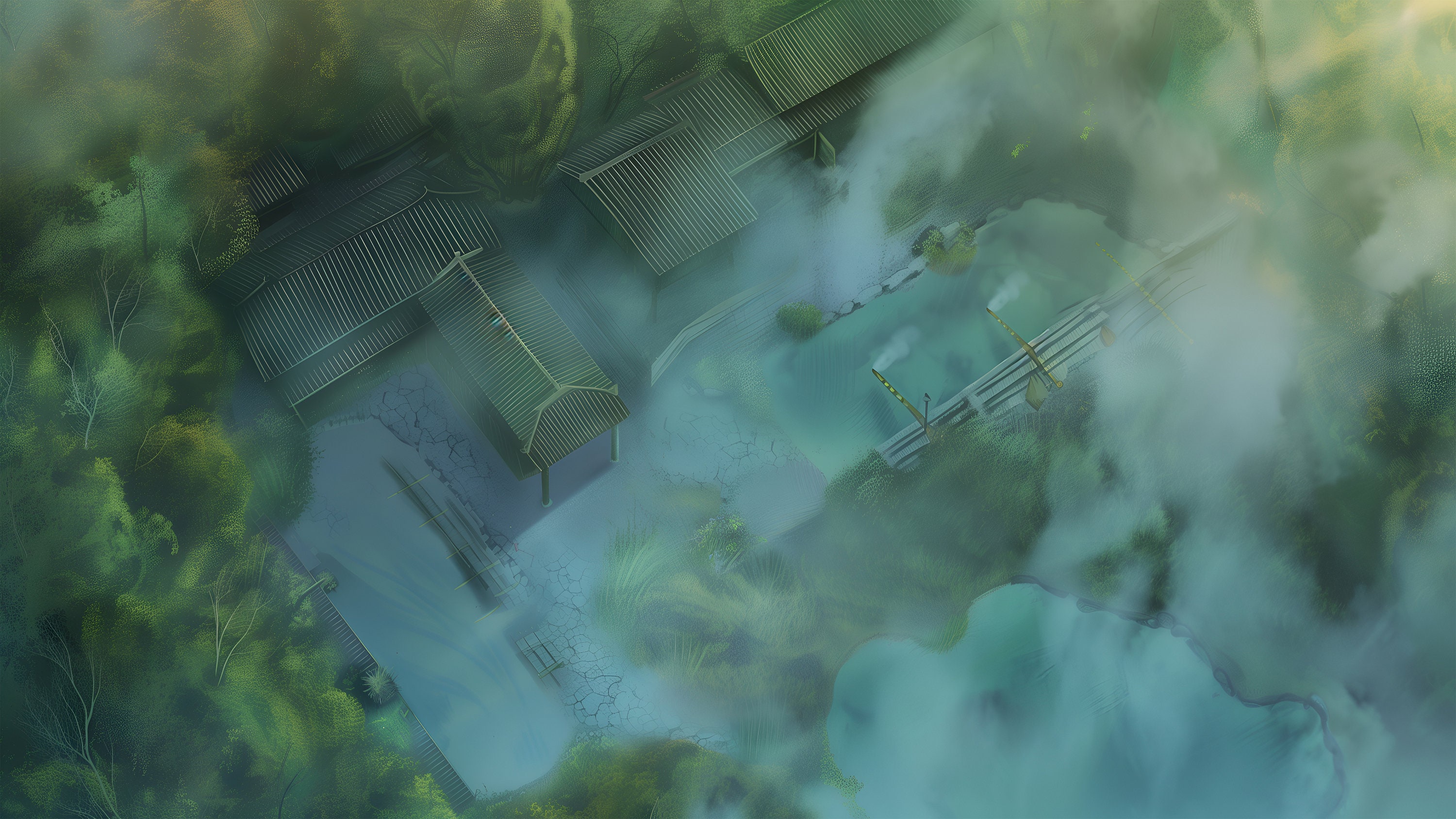 Japanese Themed RPG Battle Maps Bundle ,digital RPG Maps for Commercial ...