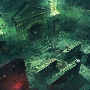 Crypts Battlemaps for D&D: Digital RPG Maps Bundle,dungeons and Dragons ...