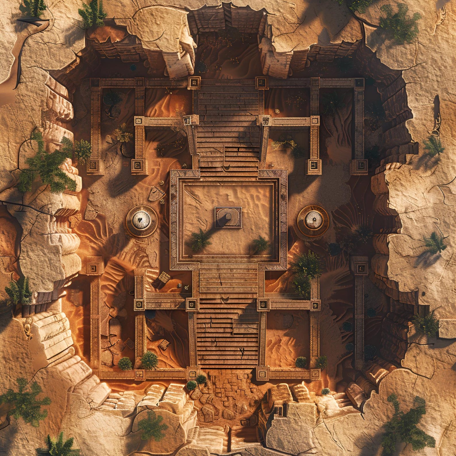 Desert Battle Map Bundle for Rpg,maps for Dungeons & Dragons, Battle ...