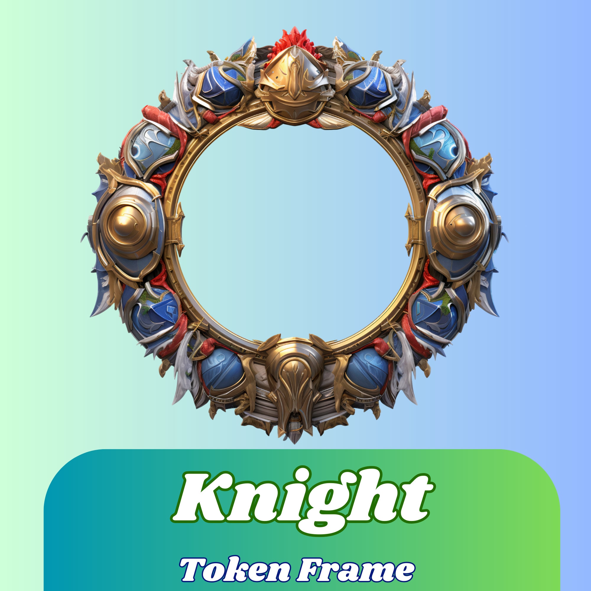 Knight Token Border Frame Dnd | Digital Token for Dnd, Foundry VTT ...