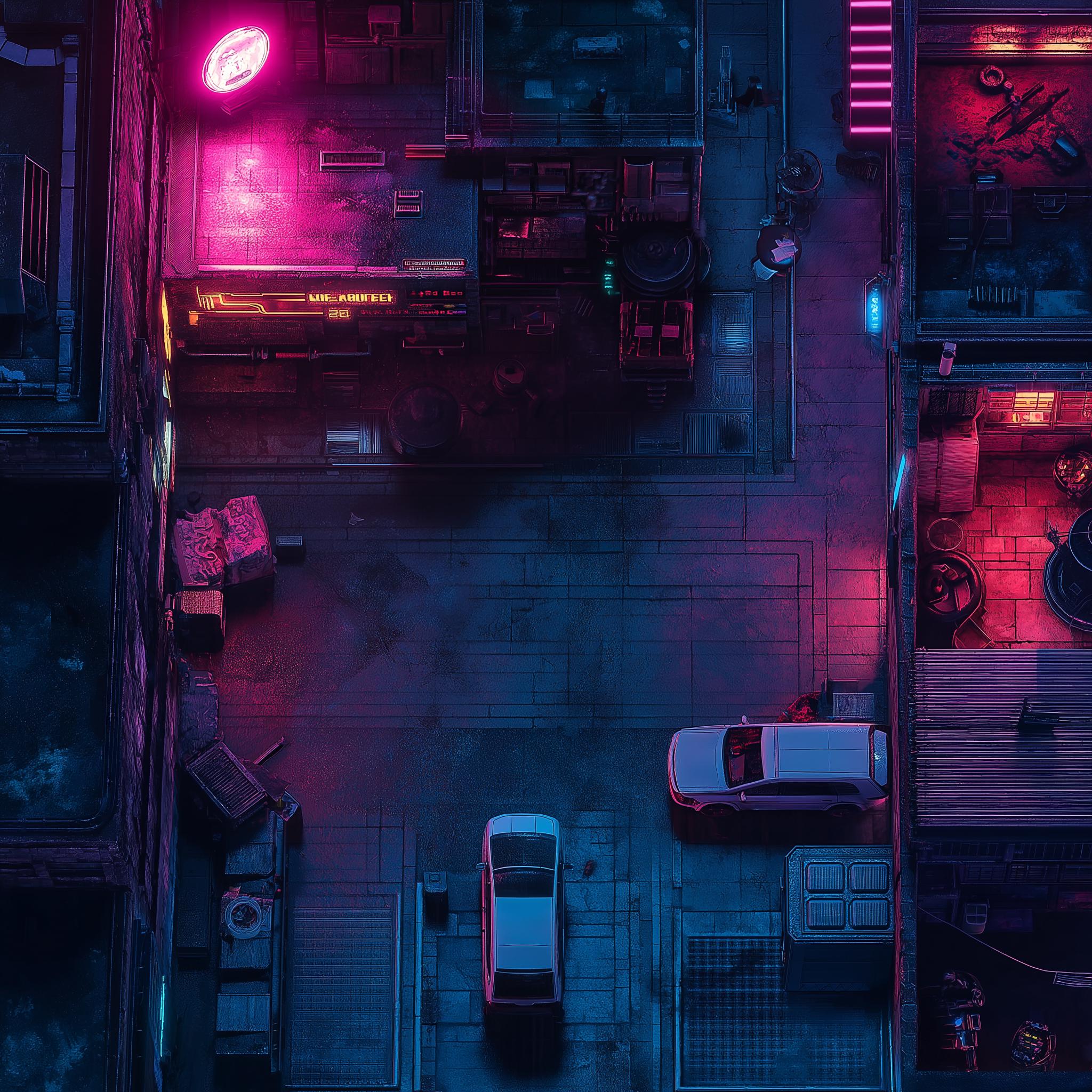 66 Cyberpunk City Battlemap Bundle for Rpg,maps for Dungeons & Dragons ...