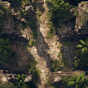 Ruins Battlemaps Bundle for Rpg,detailed Maps for Dungeons & Dragons ...