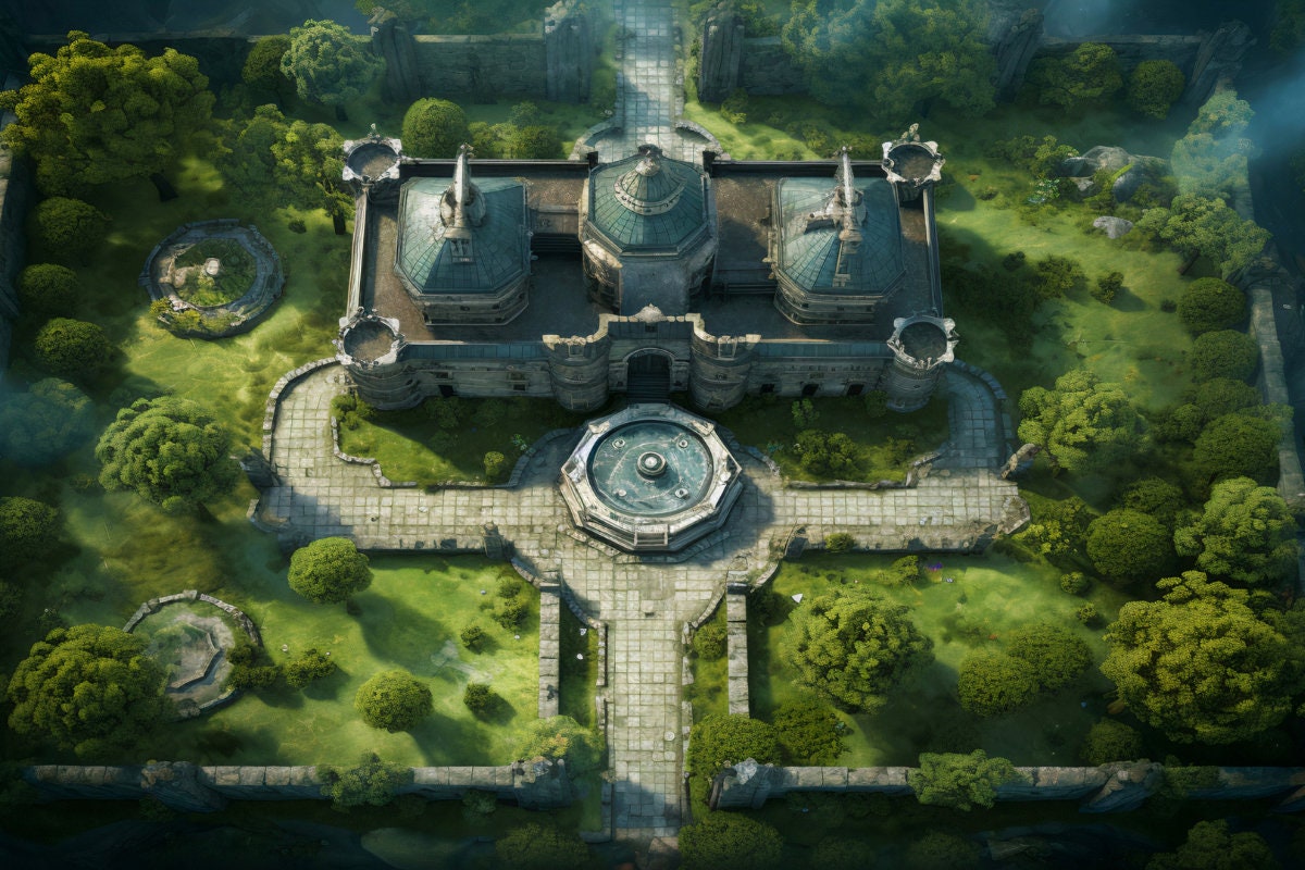 100 Elven Battle Maps Bundle Dungeons & Dragons 16:9 Top-down and ...