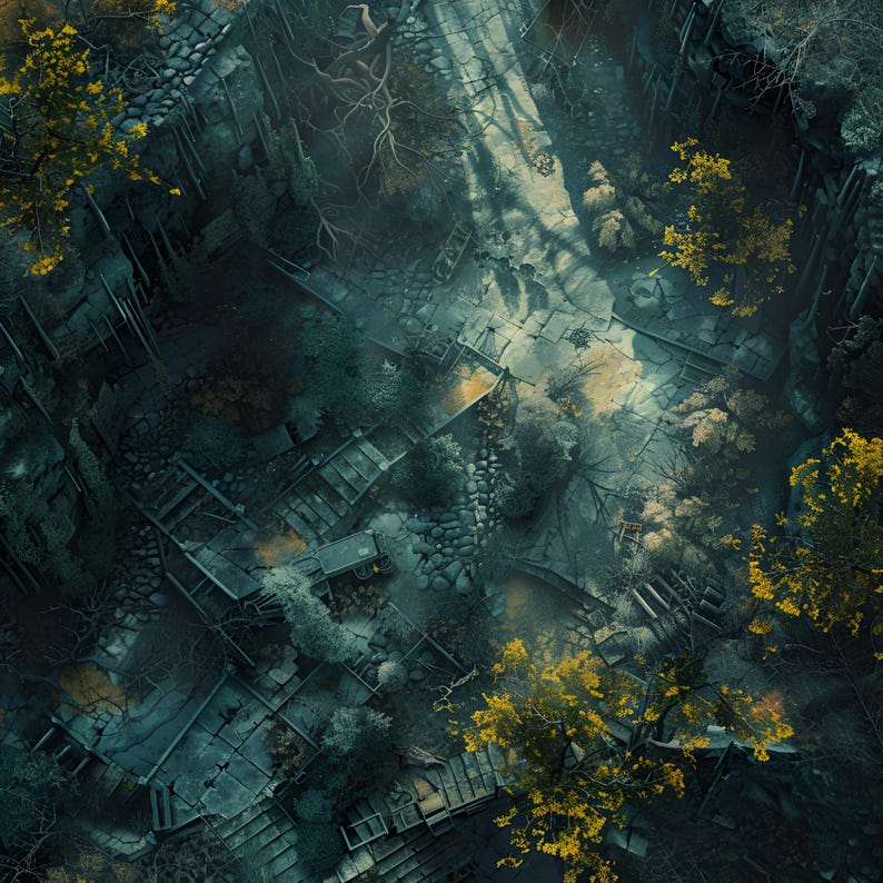 Nuclear Wasteland Battlemaps Bundle for Rpg,maps for Dungeons & Dragons ...