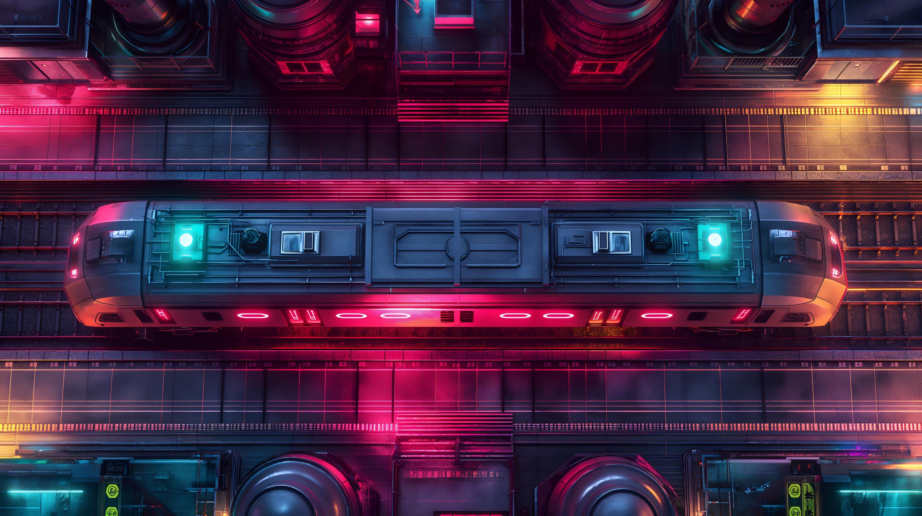37 Cyberpunk Train Station Battle Maps for Dnd and RPG – Sci-fi Digital ...