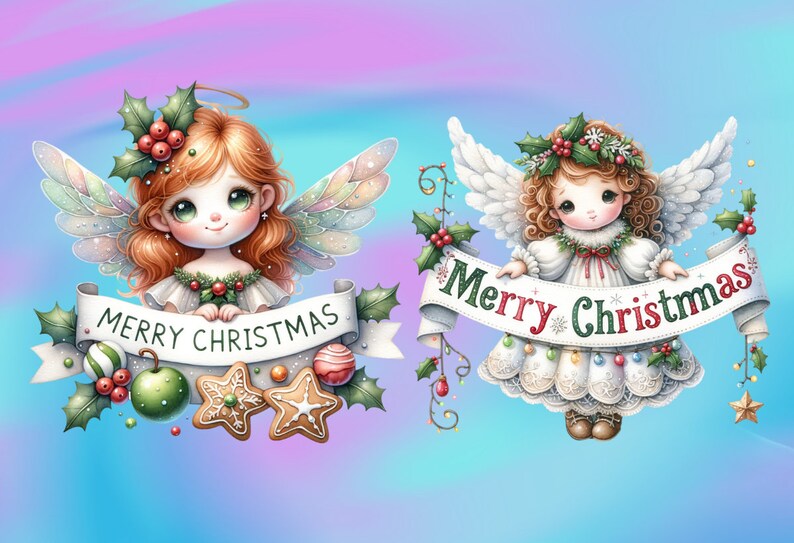 Christmas Cute Little Angel PNG, Little Angel Graphic,christmas Clipart ...